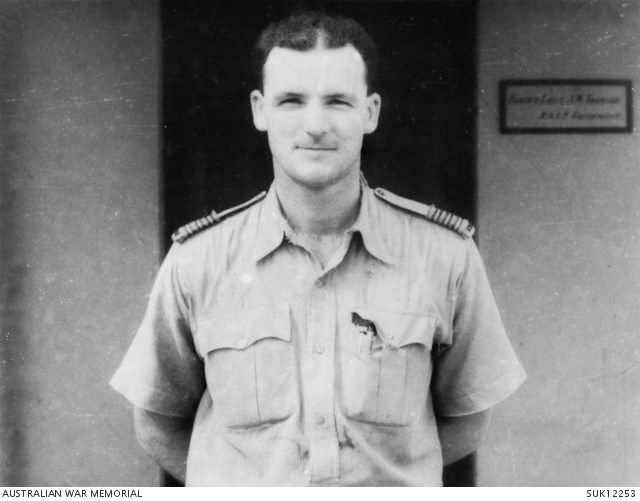 India. C. 1944-06. Portrait of Wing Commander H. C. Stumm DFC, RAAF, an ...