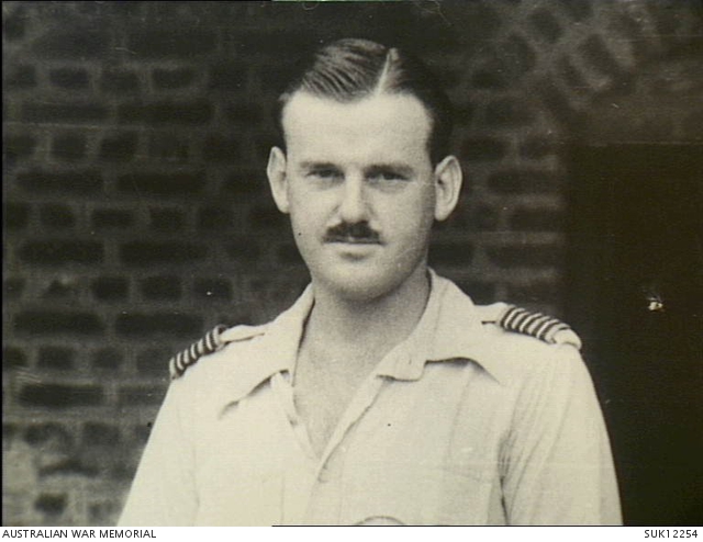India. C. 1944-06. Portrait of Wing Commander D. J. French DFC, RAAF, a ...