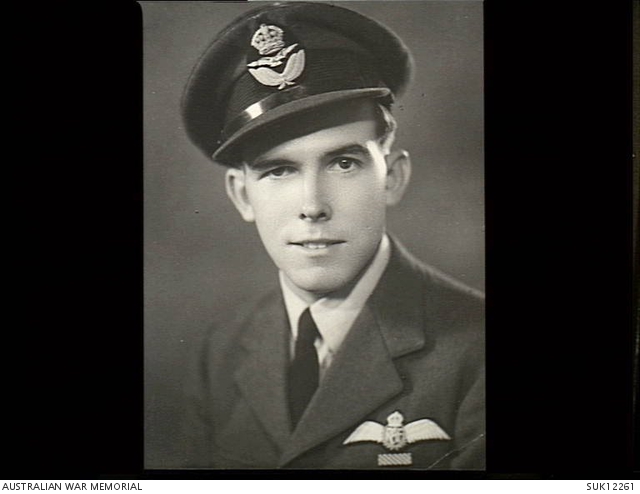 India. C. 1944-06. Portrait of Pilot Officer C. L. G. Anderson DFM RAAF ...