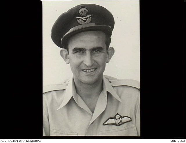 India. C. 1944-06. Portrait of Flying Officer H. E. Rothwell RAAF, a ...