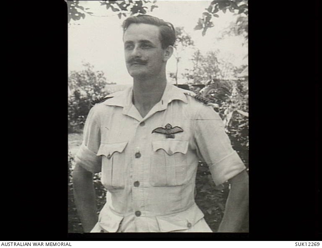 India. C. 1944-06. Portrait of Wing Commander H. C. Daish RAAF, a ...