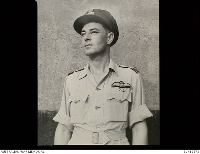 India. C. 1944-06. Portrait of Flight Lieutenant D. W. McCormack DFC ...