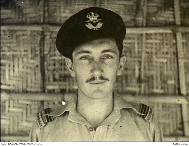 India. C. 1944-07. Portrait of Flying Officer R. Gray, RAAF, a member ...