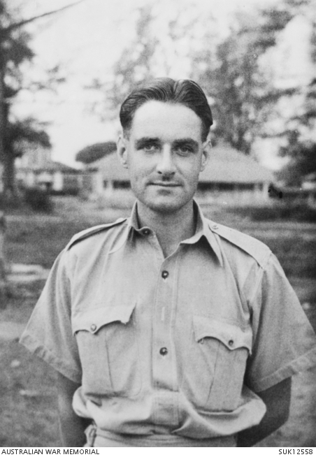 India. C. 1944-07. Portrait of Warrant Officer F. R. Maddox RAAF, a ...