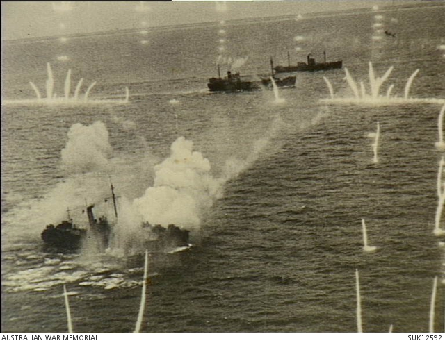 Germany. 1944-07. Beaufighters of RAF Coastal Command attack an enemy ...