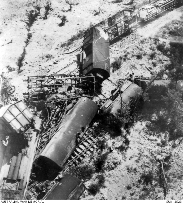 Italy. C. 1944-08. A striking example of the effectiveness of Allied ...