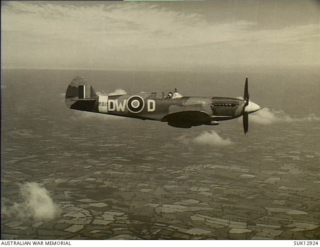 England. C. 1944-09. Aerial view of the Mark XIV Spitfire. | Australian ...