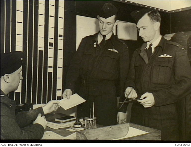 RAF Station Binbrook, Lincolnshire, England. C. 1944-09. Referendum ...