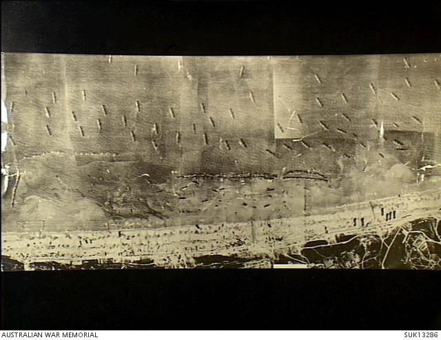 Arromanches, Normandy, France. C. 1944-11. An artificial harbour formed ...