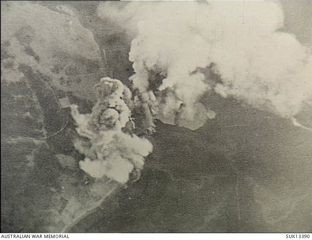 Tromso Fjord, Norway. 1944-11. Aerial view taken from a Lancaster ...