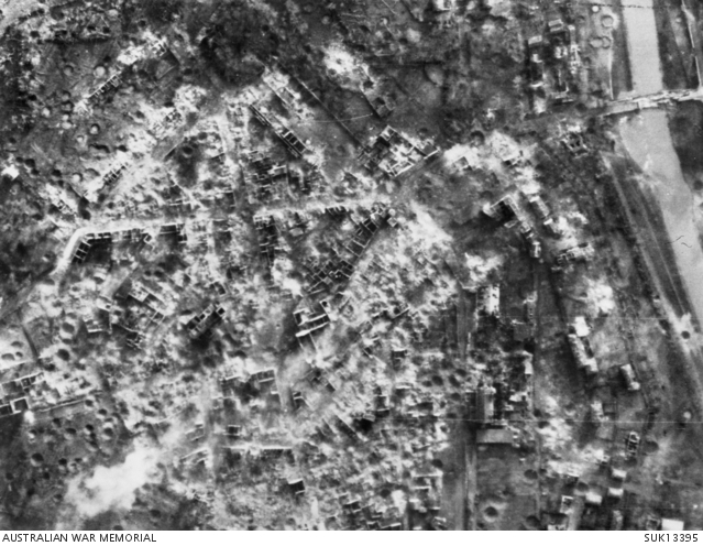 Julich was attacked by RAF Bomber Command to give direct close support ...