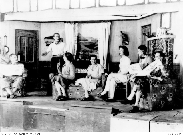 WEINSBERG, GERMANY. PRISONERS OF WAR PRESENTING "GROUSE IN JUNE" AT ...