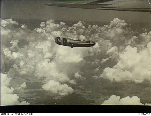 Rangoon, Burma. 1945-03-17. An RAF Liberator aircraft of Strategic Air ...