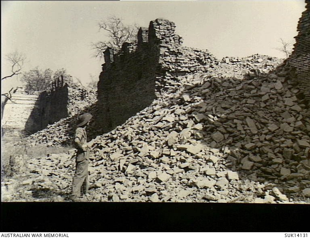 Mandalay, Burma. C. 1945-03. The last Japanese stronghold in Mandalay ...