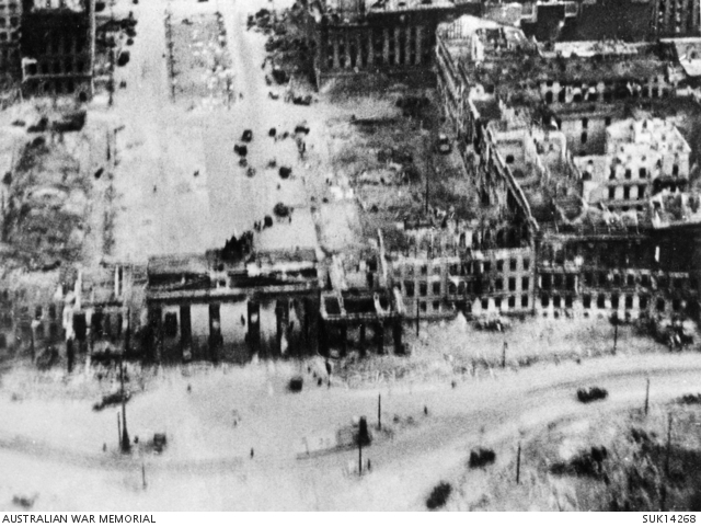 Berlin, Germany. C. 1945-05. The first official RAF aerial photographs of Berlin since its fall ...