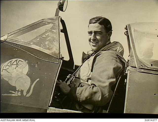 RAF Station Matlaske, England. C. 1945-05. The Squadron Commander of No ...