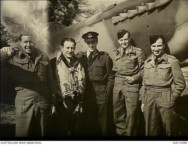RAF Station Matlaske, England. C. 1945-05. Personnel of of No. 453 ...
