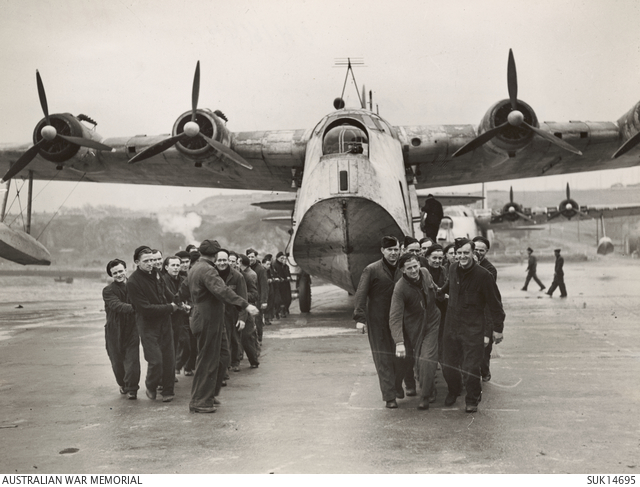 RAF Station Mount Batten, Plymouth, England. C. 1945-05. Maintenance ...
