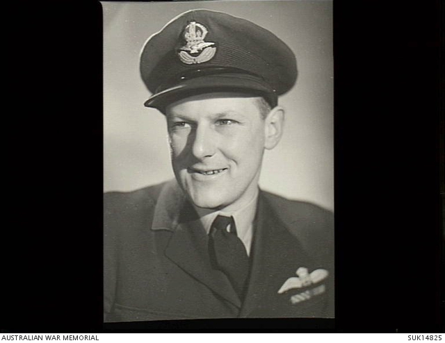 London, England. 1945-02-10. Portrait of Flight Lieutenant E. L ...