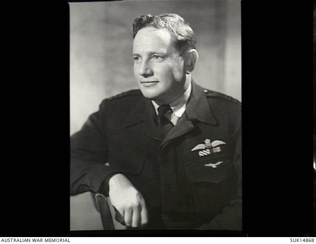 London, England. 1945-01-27. Portrait of Group Captain W. W. G. Scott ...
