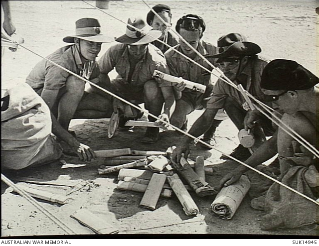 SIDI BARRANI, EGYPT. C. 1941-12. MAIL TIME FOR MEMBERS OF NO. 3 ...