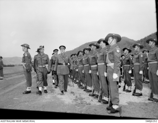 The 1st Commonwealth Division held its farewell parade in Korea before ...
