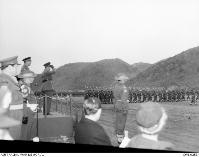 The 1st Commonwealth Division held its farewell parade in Korea before ...