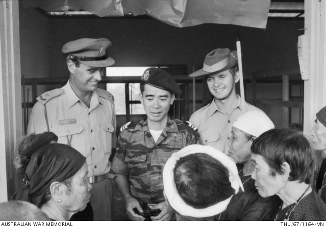 Vung Tau, Vietnam. 1967-11. The Mayor of Vung Tau, Major Nguyen Van ...