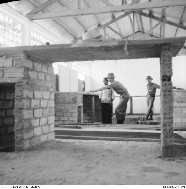 Baria, South Vietnam. 1968-06. Captain Arthur Schaschke of Wacol, Qld ...