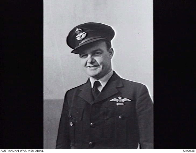 LONDON, ENGLAND. 1943-03-11. PORTRAIT OF 33231 PILOT OFFICER ERIC L ...