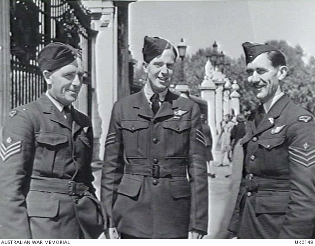 LONDON, ENGLAND. 1943-05-18. GROUP PORTRAIT OF 402602 FLIGHT SERGEANT G ...