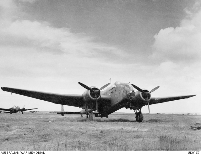 Fifeshire, Scotland. 1943-06-02. A Hampden Torpedo bomber aircraft of ...