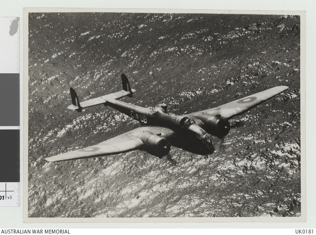 AT SEA. 1943-06-02. A HAMPDEN TORPEDO BOMBER AIRCRAFT OF NO. 455 ...