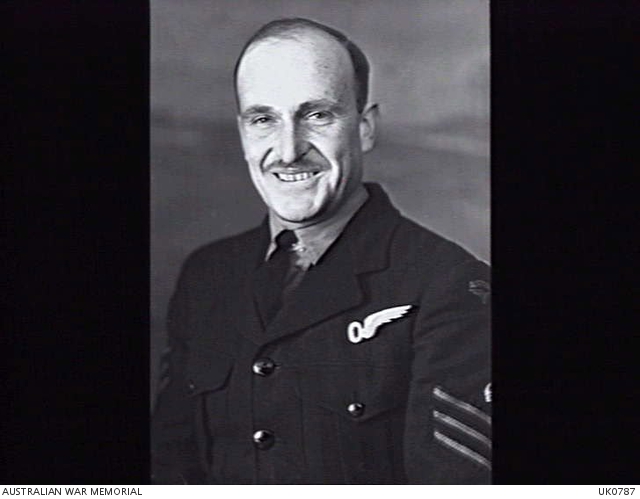 Portrait of 412828 Flight Sergeant Arthur Douglas Paine of Penrose, NSW ...