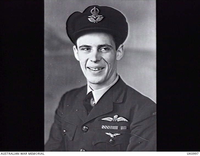 LONDON, ENGLAND. C. 1944-02. PORTRAIT OF 400468 FLIGHT LIEUTENANT F. M ...