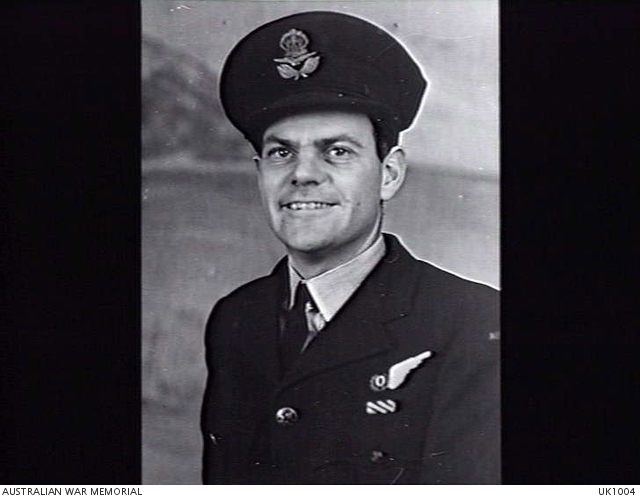 LONDON, ENGLAND. C. 1944-02. PORTRAIT OF 401535 FLIGHT LIEUTENANT L. E ...