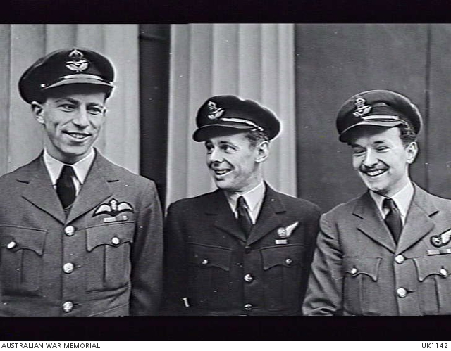 LONDON, ENGLAND. 1944-03-28. FLYING OFFICER (FO) D. C. CAMERON DFM ...
