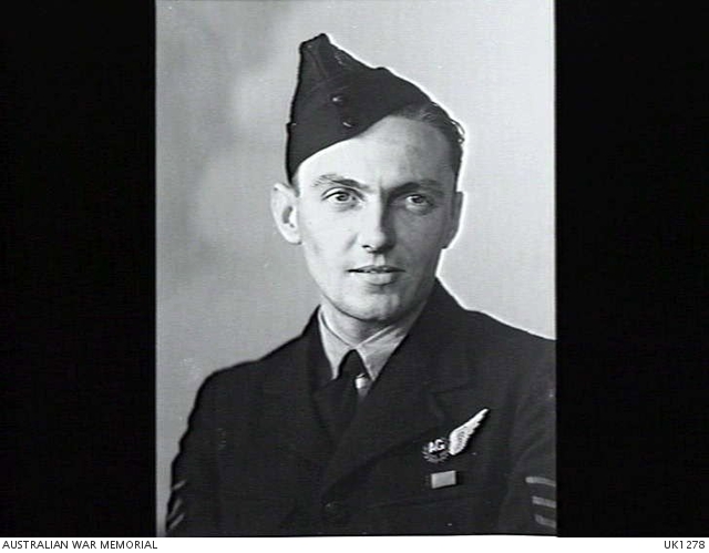 LONDON, ENGLAND. 1944-05-10. PORTRAIT OF 424847 FLIGHT SERGEANT G. C. C ...