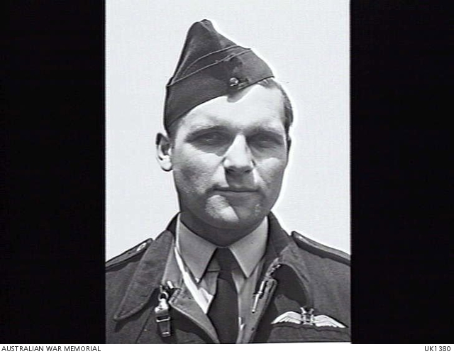 Portrait of 410071 Pilot Officer Walter Leslie Marshall RAAF, pilot of ...