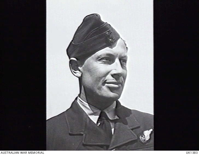 Portrait of 410866 Flight Sergeant Geoffrey Bartholomew RAAF, Wireless ...