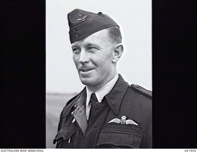 Portrait of 409924 ilot Officer Leonard John Gordon James RAAF, of ...