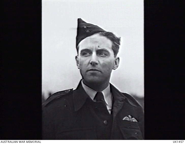 SUSSEX, ENGLAND. 1944-06-09. PORTRAIT OF 413949 FLIGHT SERGEANT C. BONE ...