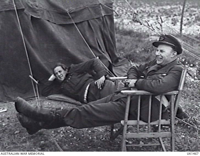 ENGLAND. 1944-06-11. SQUADRON LEADER W. M. GILMOUR DFC DFM, RAF ...