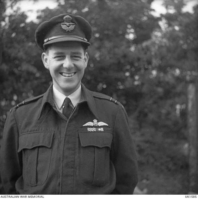 NORFOLK, ENGLAND. 1944-07-06. PORTRAIT OF 402880 FLIGHT LIEUTENANT J. M ...