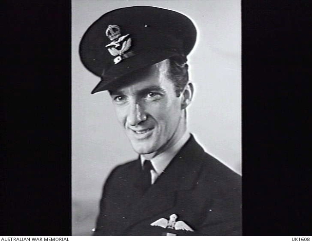 LONDON, ENGLAND. 1944-07-11. PORTRAIT OF 411659 PILOT OFFICER T. F ...