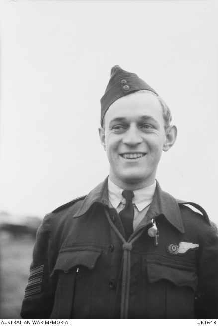 Portrait of 417379 Flight Sergeant (Flt Sgt) James Crosby Jennison, No. 180 Squadron RAF, of ...