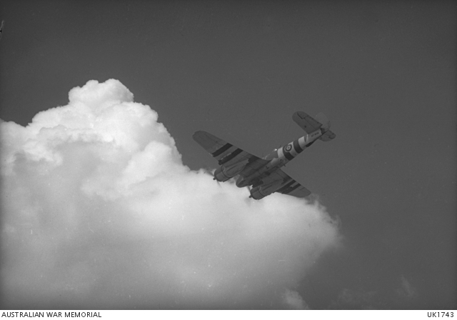 NORFOLK, ENGLAND. C. 1944-08. A BEAUFIGHTER AIRCRAFT OF NO. 455 ...