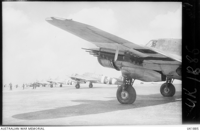 NORFOLK, ENGLAND. C. 1944-09. BEAUFIGHTER AIRCRAFT OF NO. 455 SQUADRON ...