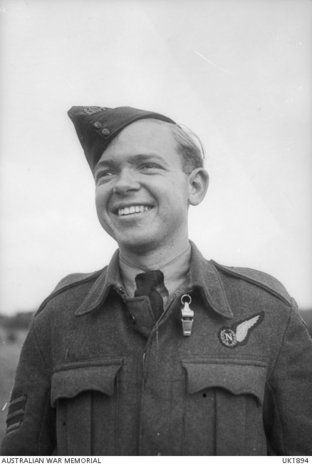 NORFOLK, ENGLAND. 1944-09-03. PORTRAIT OF 40118 FLIGHT SERGEANT J. W ...