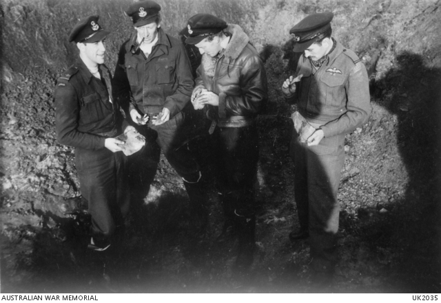 HOLLAND. 1944-10-16. RAAF AIRCREW OF TEMPEST NO. 80 SQUADRON RAF ...